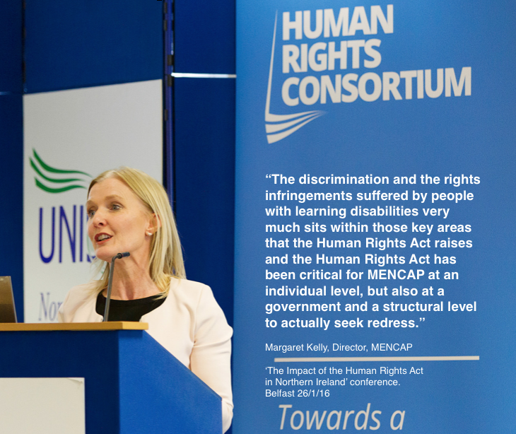 Margaret Kelly MENCAP HRA Quote | Human Rights Consortium