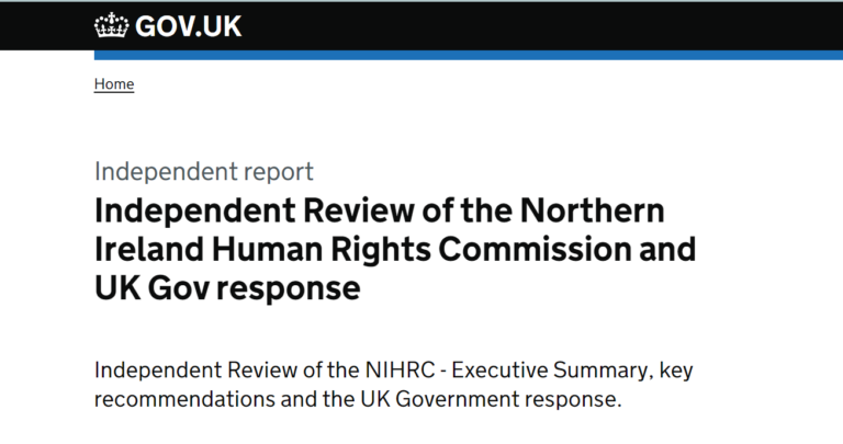NIHRC FUNDING WELCOME BUT GOVT ATTITUDES TO HUMAN RIGHTS NEED TO CHANGE ...